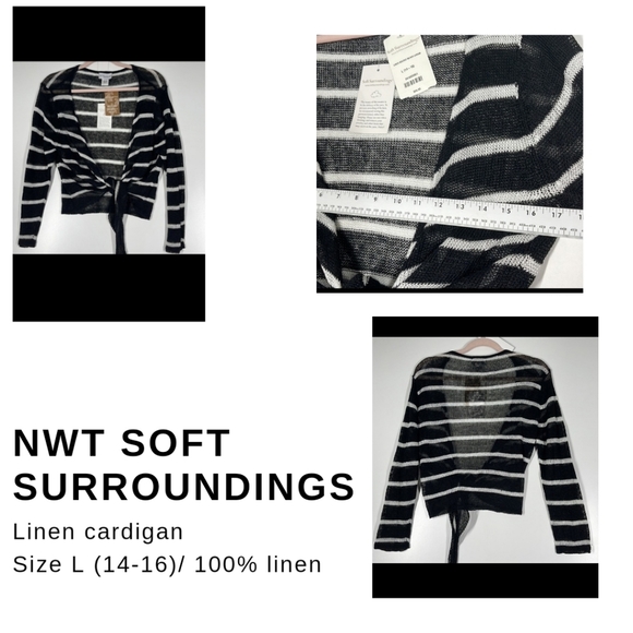 Soft Surroundings | Sweaters | Nwt Soft Surroundings Wrap Cardigan ...